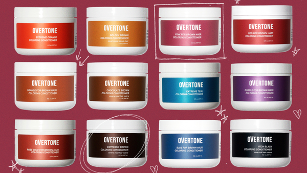 Which OVERTONE Shades Work for My Brunette Hair? – oVertone Color