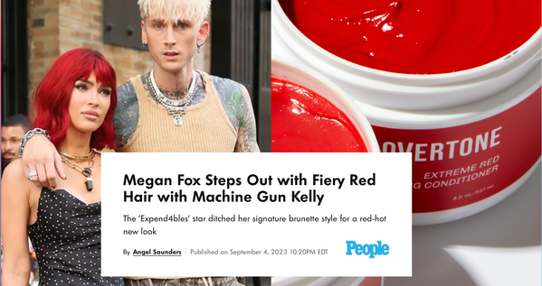 How-to: Get Megan Fox's Velvet Red Hair Color – Overtone Color