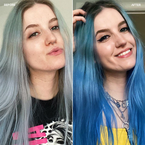 Vibrant Blue Coloring Conditioner | oVertone