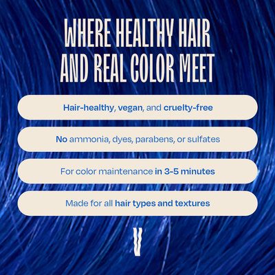 Vibrant Blue Coloring Conditioner | oVertone