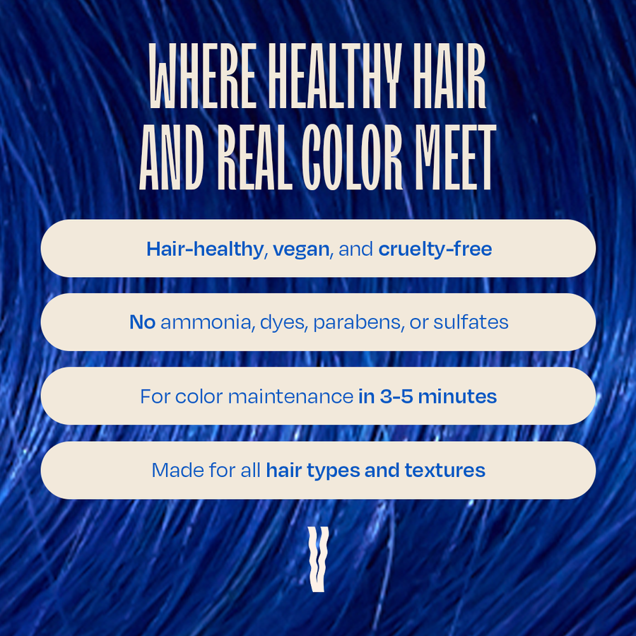 Vibrant Blue Coloring Conditioner | oVertone