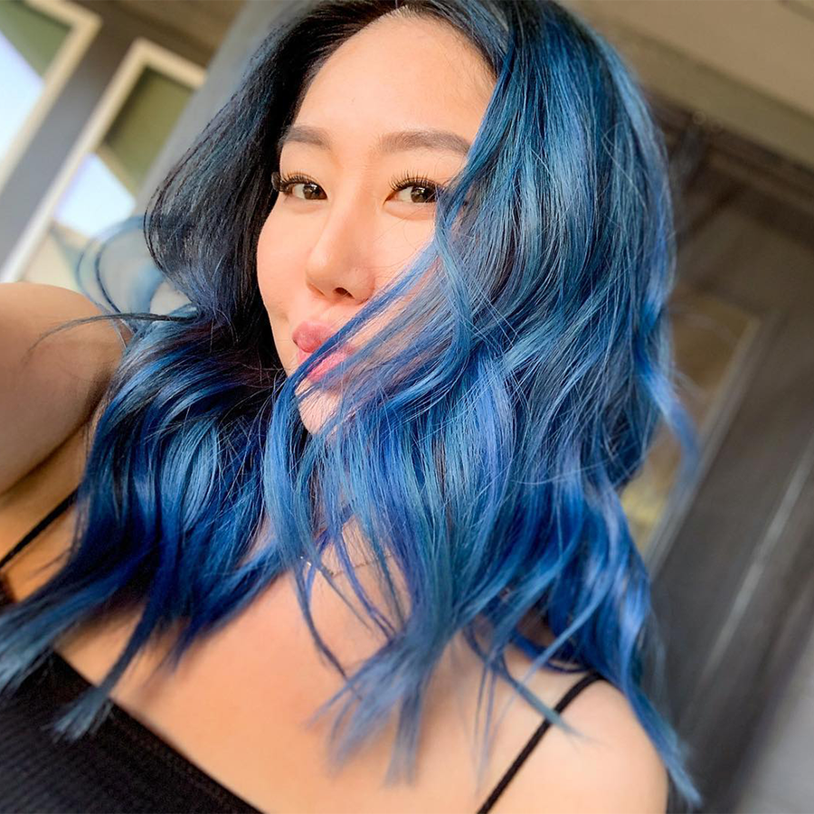 Vibrant Blue Coloring Conditioner | Semi-Permanent Hair Color by ...