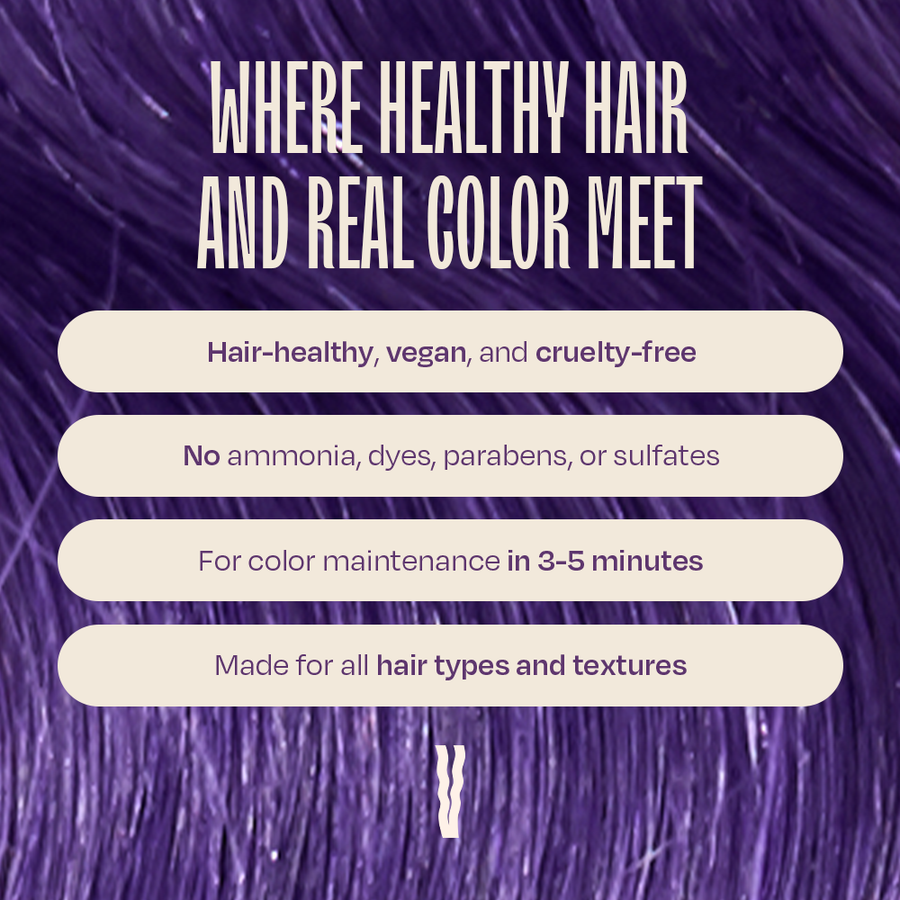 Vibrant Purple Hair Healthy Color Duo | oVertone Haircare