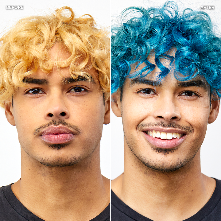 Vibrant Teal Color Depositing Daily Conditioner | Semi-Permanent Hair ...