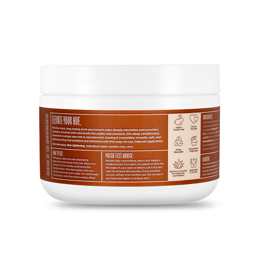 Golden Copper Color Depositing Treatment Mask