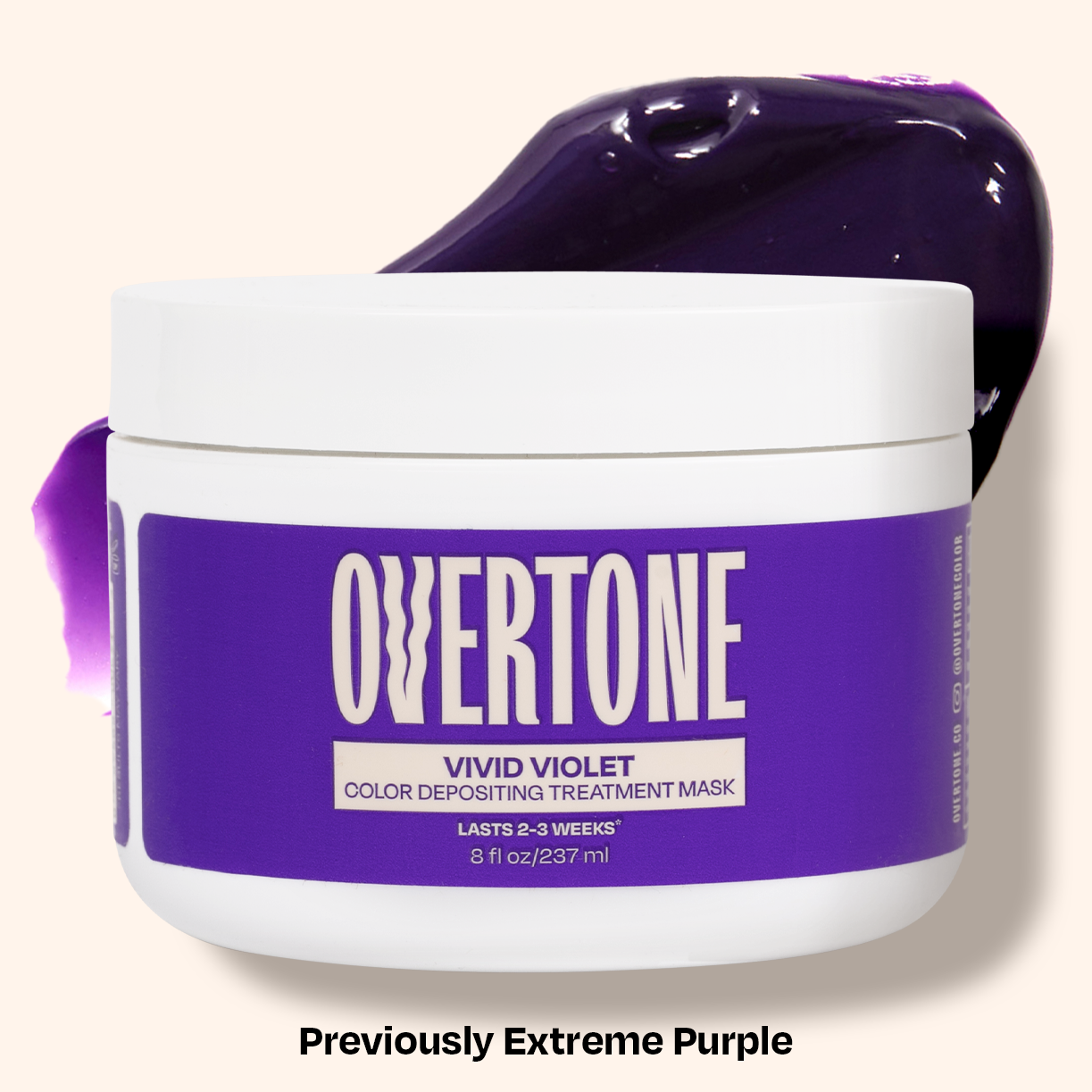 Vivid Violet Color Depositing Treatment Mask | Semi-Permanent Hair ...