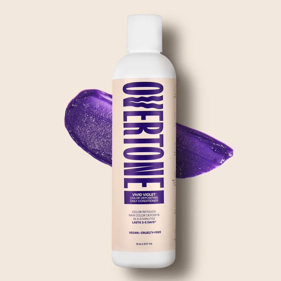 Vibrant Purple Hair Daily Color Conditioner | Overtone Haircare