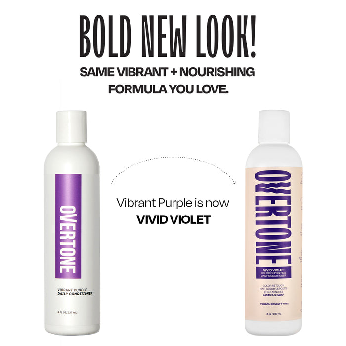 Vibrant Purple Hair Healthy Color Duo | oVertone Haircare