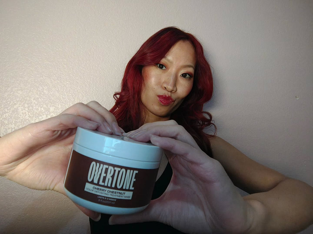 Cherry Chestnut Color Depositing Treatment Mask | Semi-Permanent Hair ...