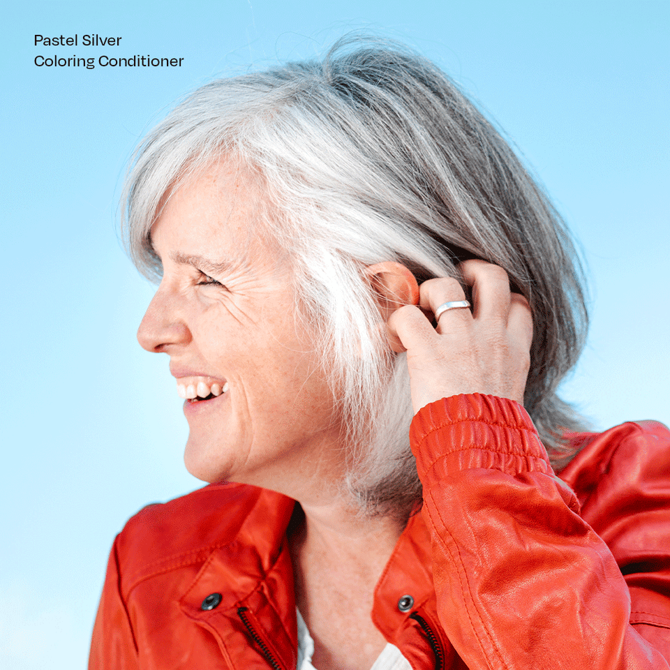 Silver Semi-Permanent Hair Color | Bold Shine Without Damage – Overtone ...